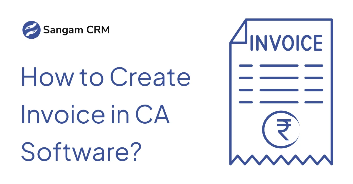 How to Create Invoice in CA Software? on Vimeo