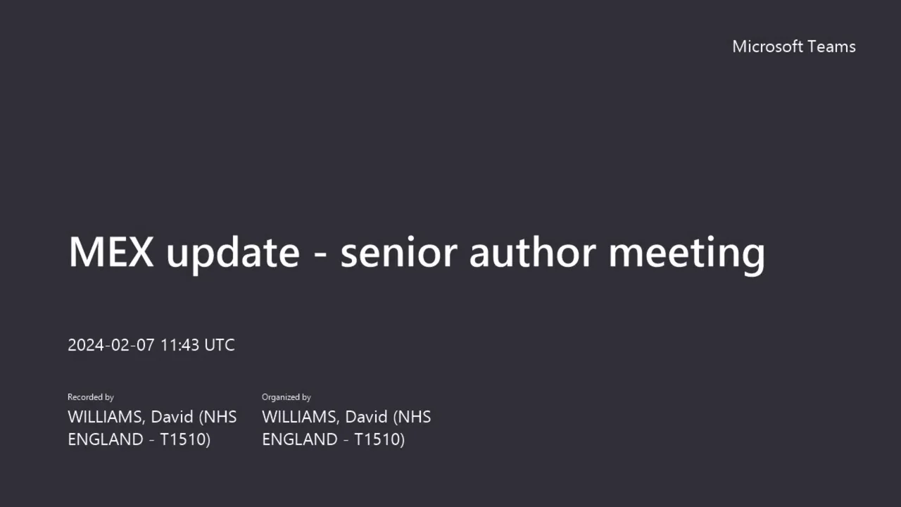 MEX update - senior author meeting-20240207_114310-Meeting Recording on ...
