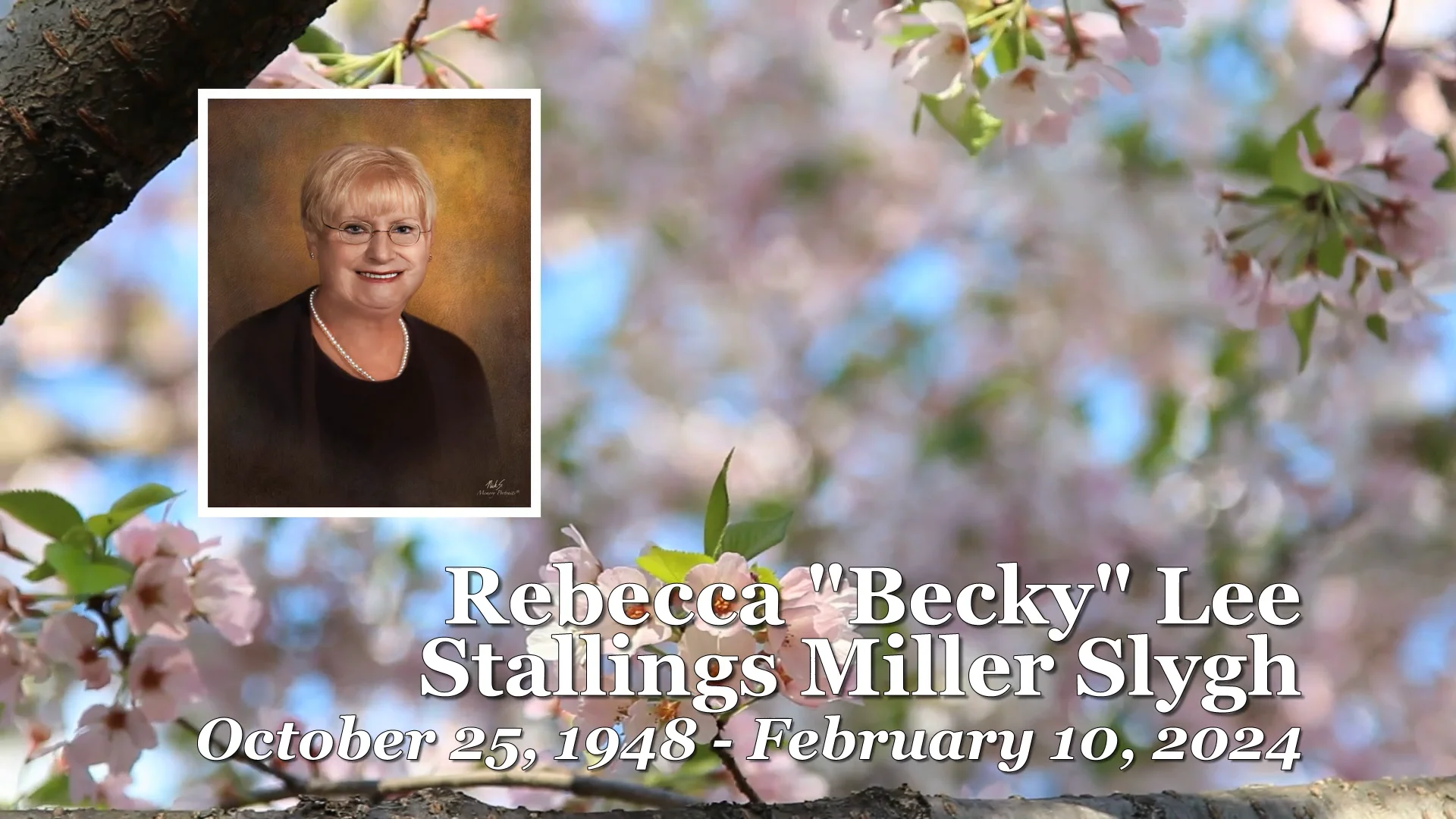 Rebecca "Becky" Lee Stallings Miller Slygh - Morgan & Nay Becky Slygh ...