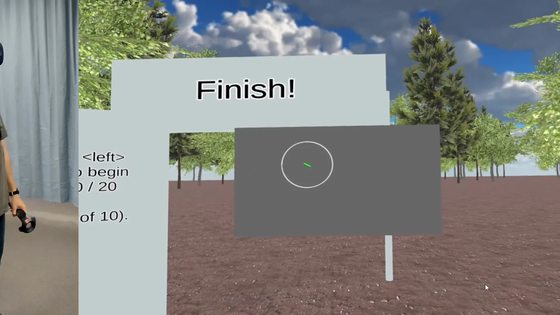 Example trials of our walking experiment (visual detection) on Vimeo