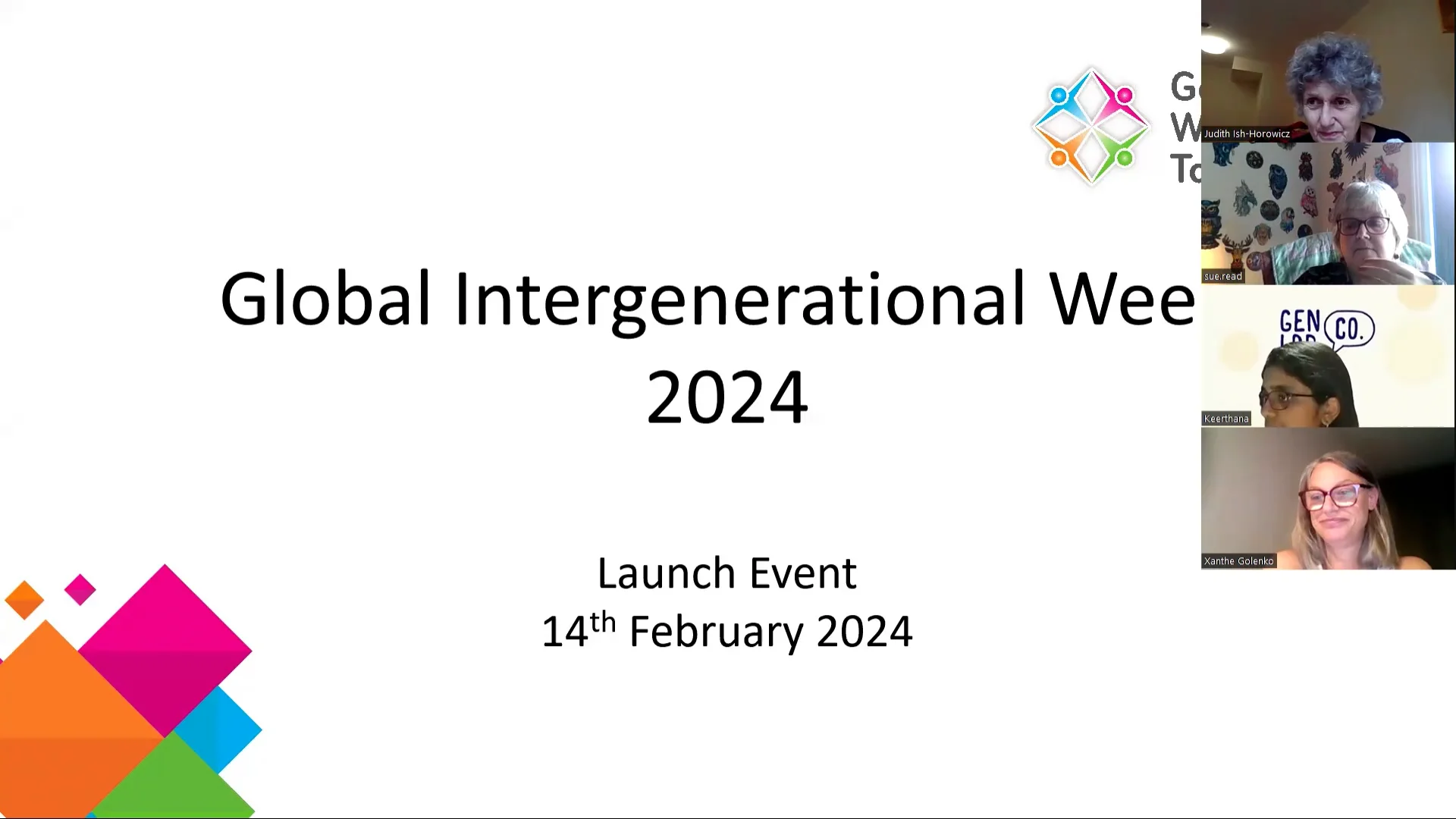 Global Intergenerational Week 2024: Launch
