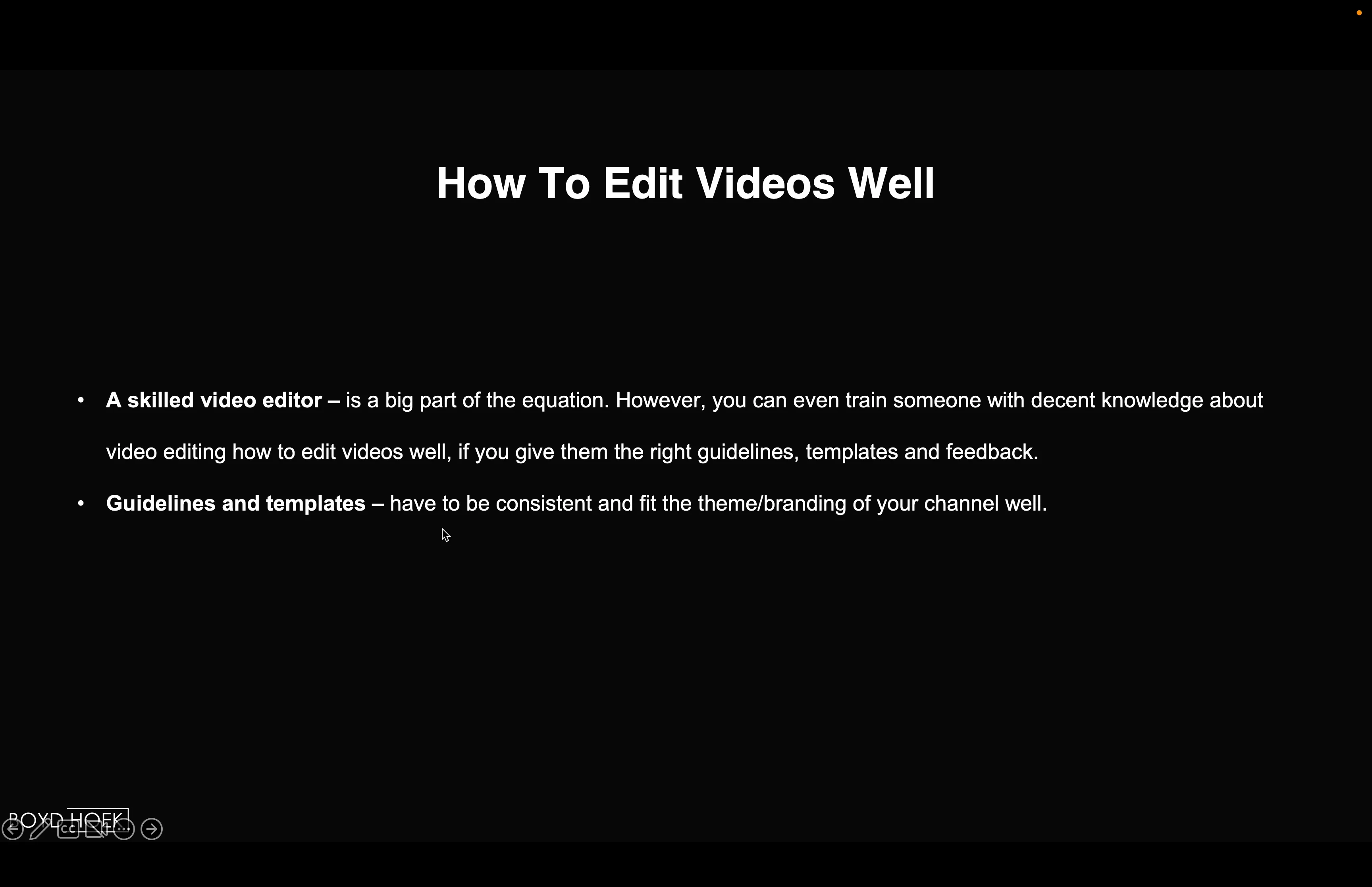2.12 Video Editing on Vimeo