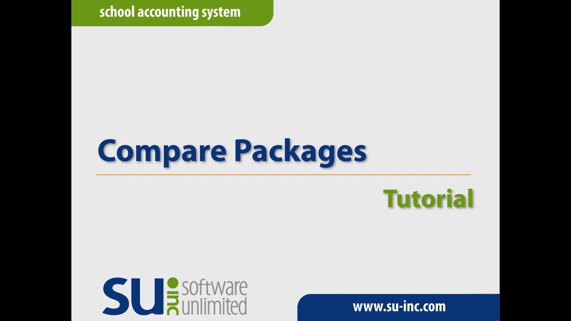 Training Tutorials - Compare Packages on Vimeo