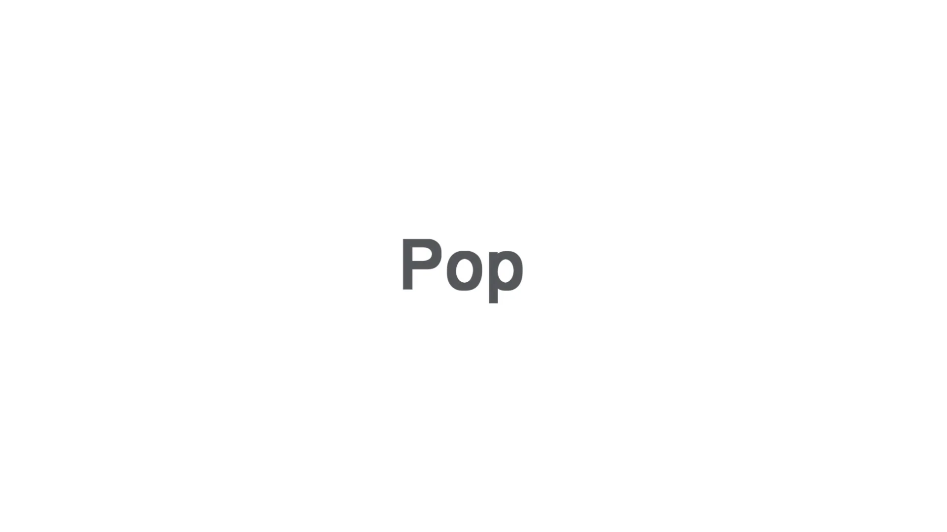 Pop Demo on Vimeo