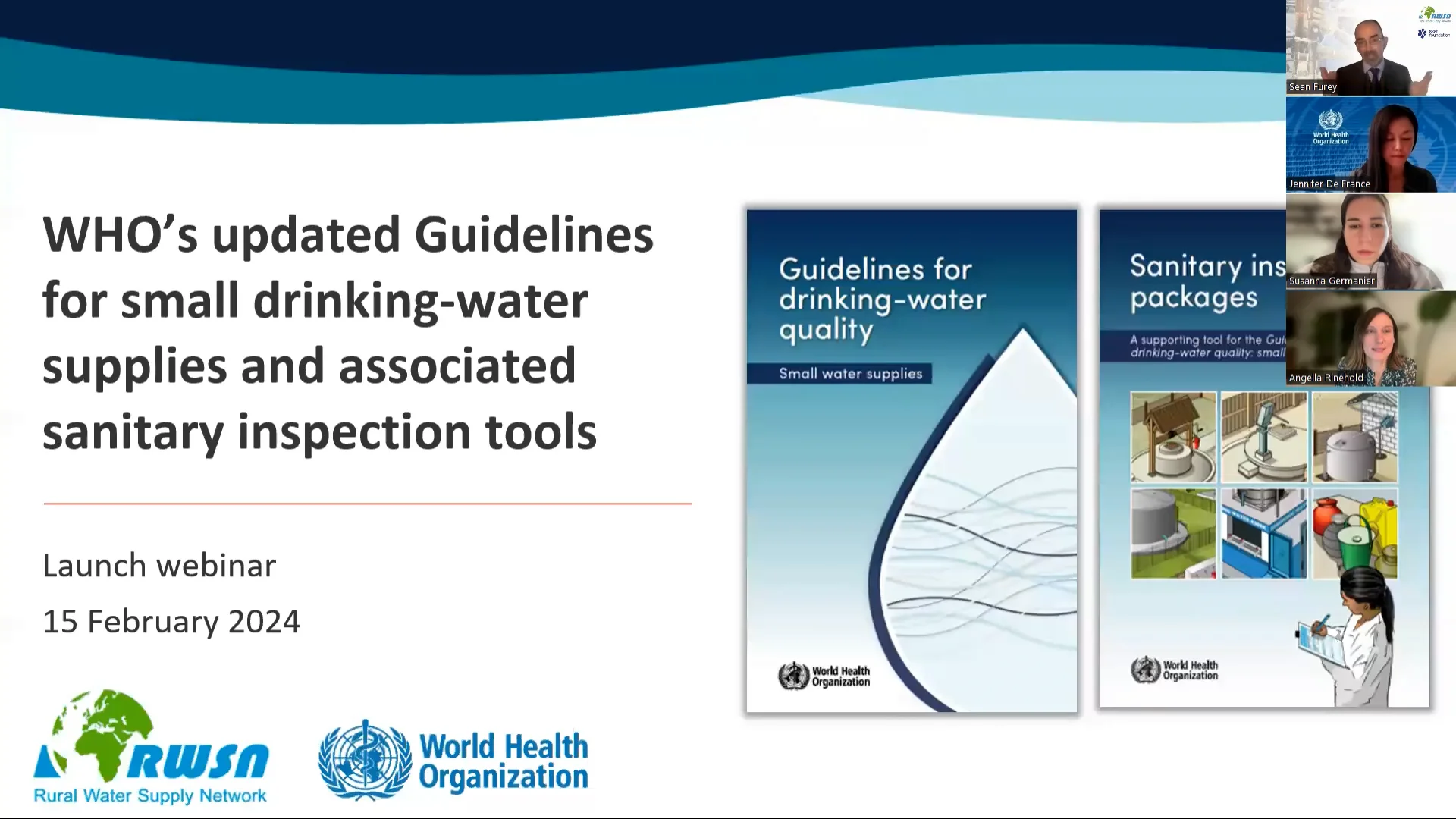 WHO's updated Guidelines for small drinking-water supplies and ...