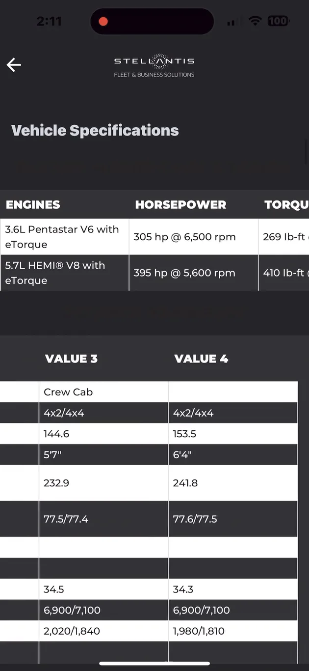 Stellantis Tables In Live Demo on Vimeo