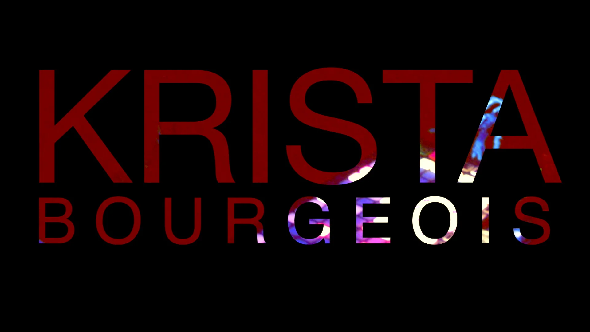 Krista Bourgeois live at NNNAAAMMM on Vimeo