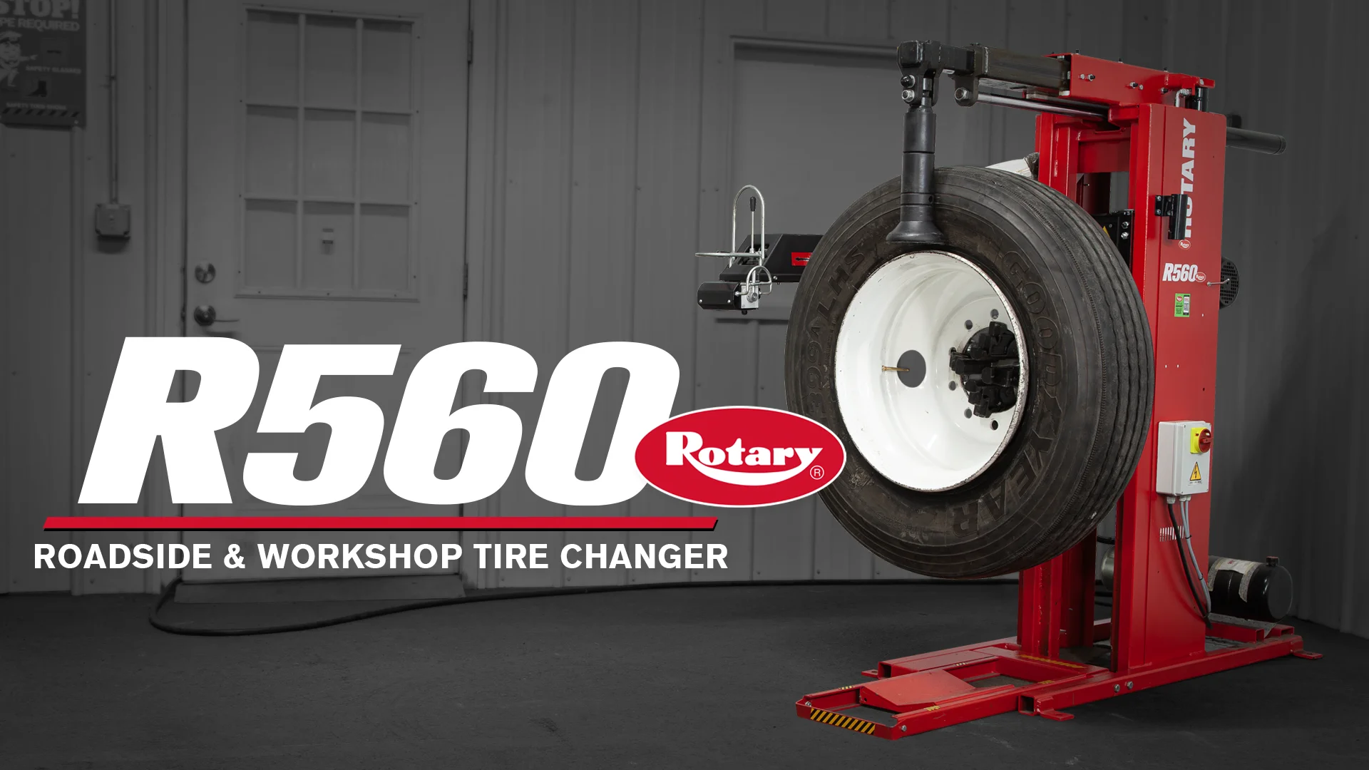 Rotary R560 Heavy Duty Tire Changer on Vimeo