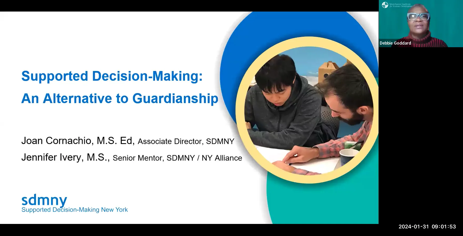2. A New Paradigm for NYS Supported Decision Making and the SDMNY Project. Jan 31st, 2024 on Vimeo