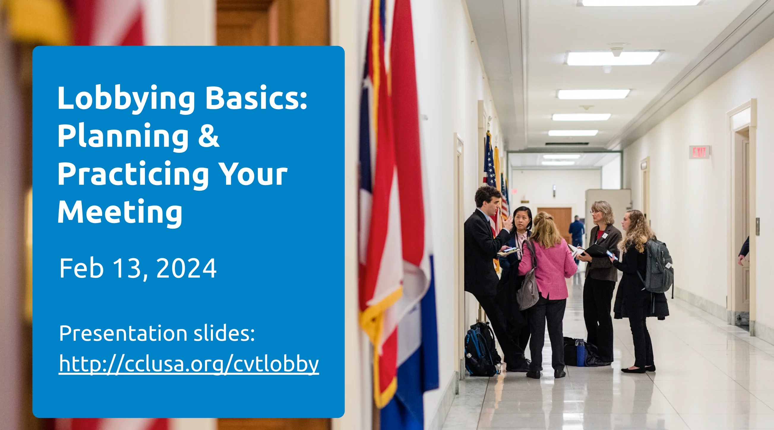 Lobbying Basics: Planning & Practicing Your Meeting on Vimeo
