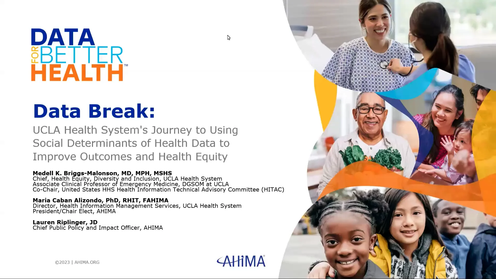 Data for Better Health™ Data Break: UCLA Health System's Journey on Vimeo