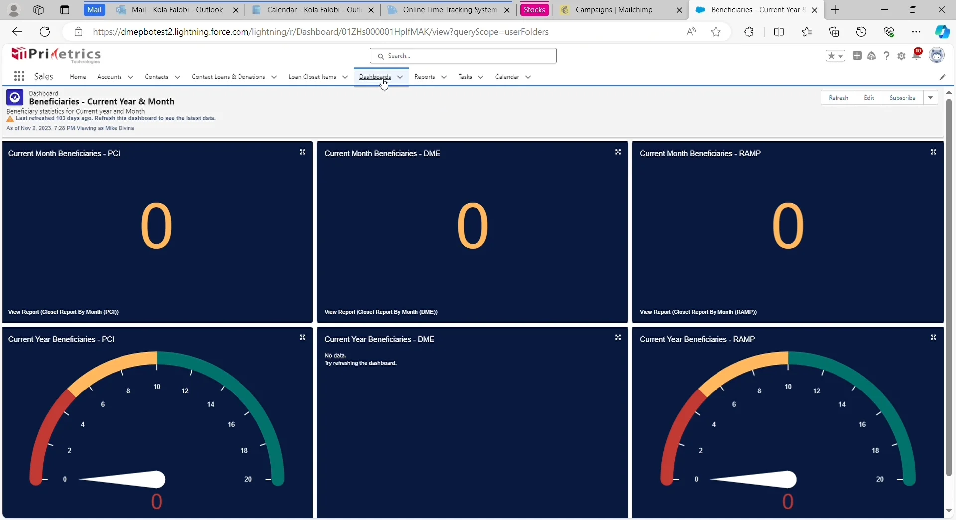 Dashboard, Reports Calendar on Vimeo