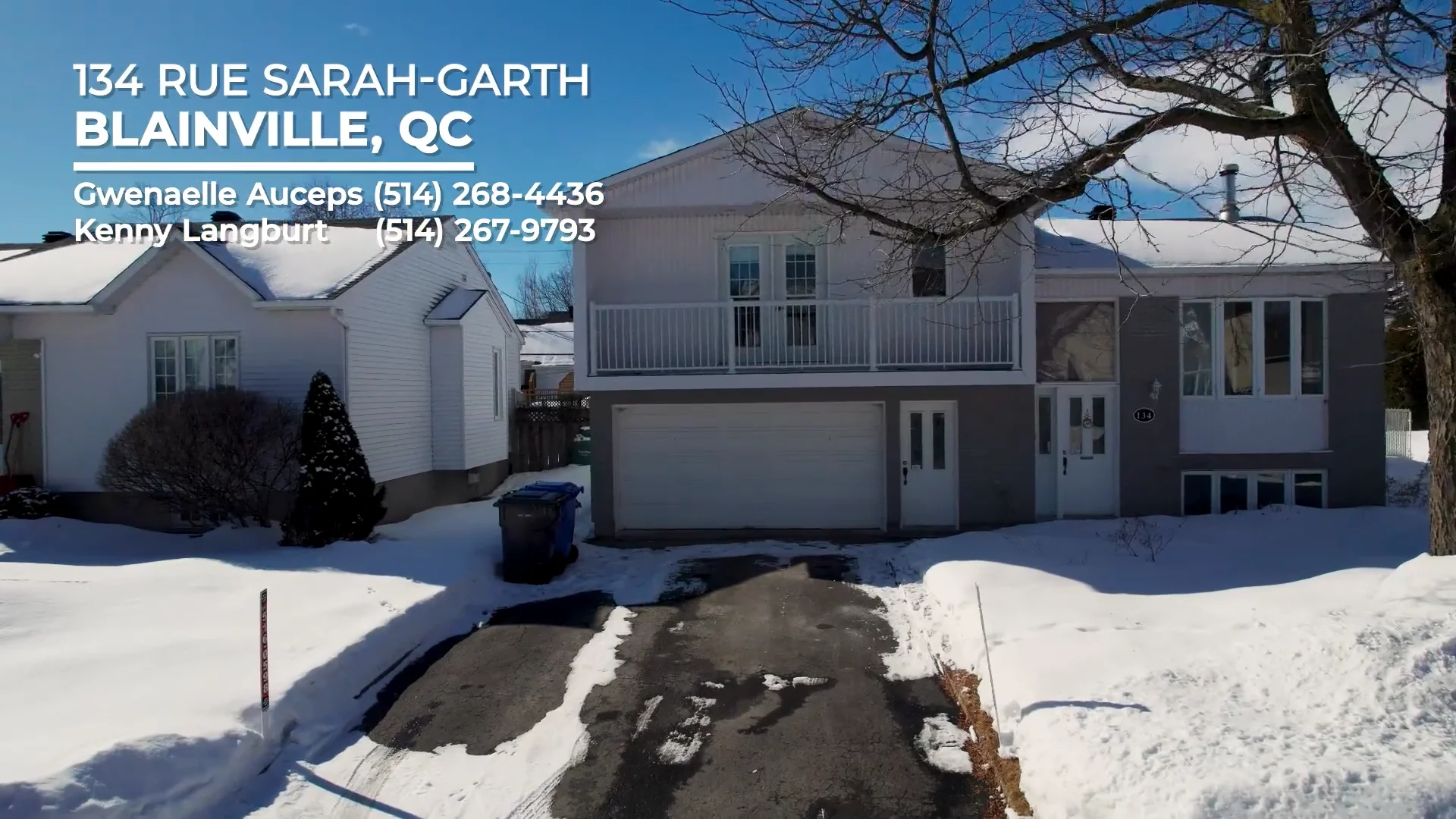 134 Rue Sarah-Garth, Blainville, QC | Gwenaelle Auceps & Kenny Langburt