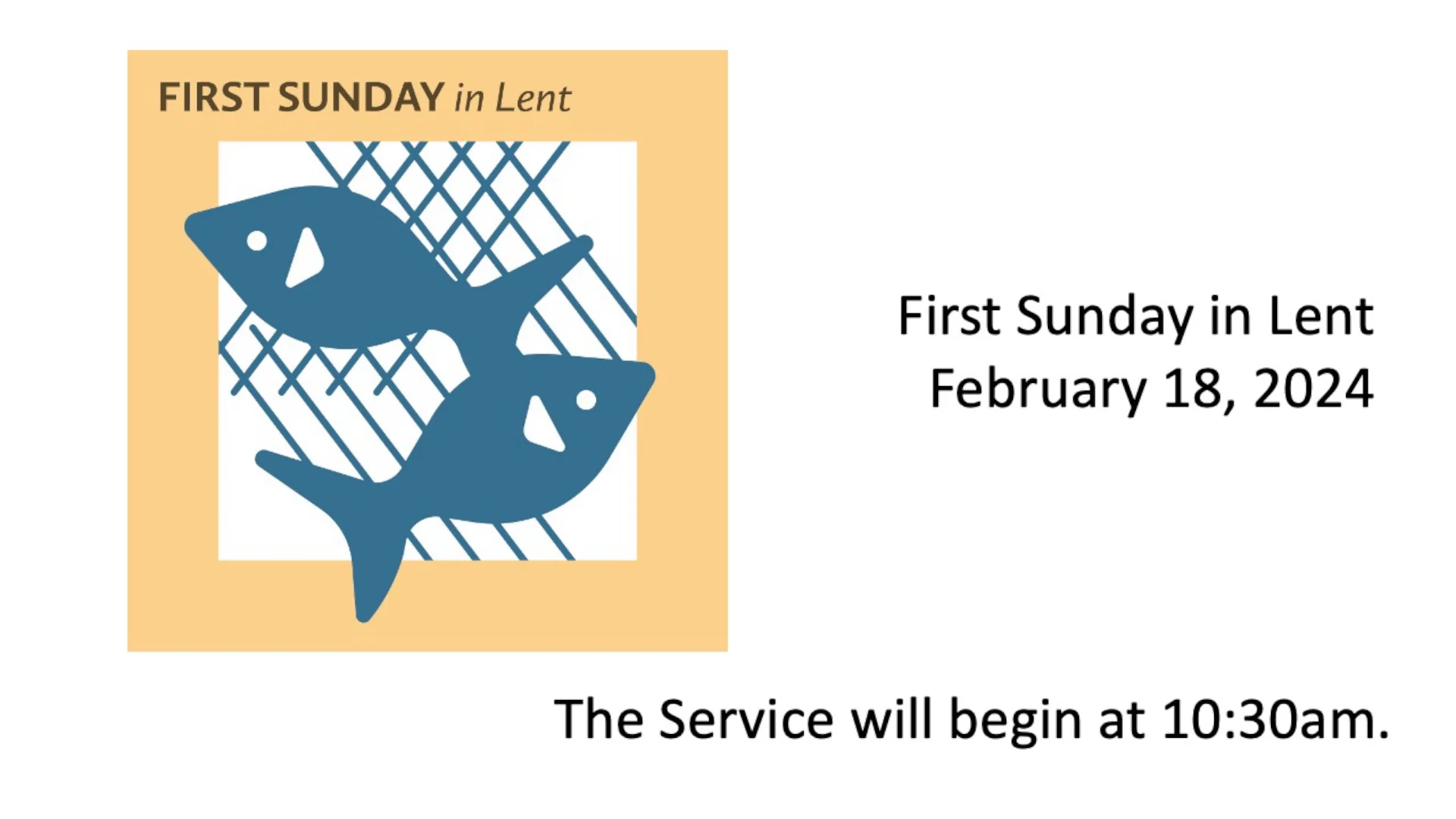 The First Sunday in Lent