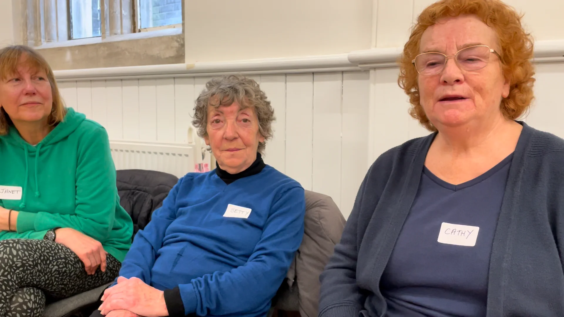 Cathy chats with Betty & Janet