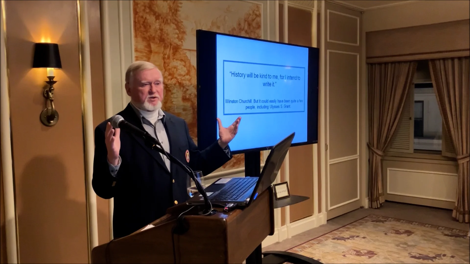 U.S. Grant Reconsidered: Dr. Frank Varney at the Cornell Club-NY on Vimeo
