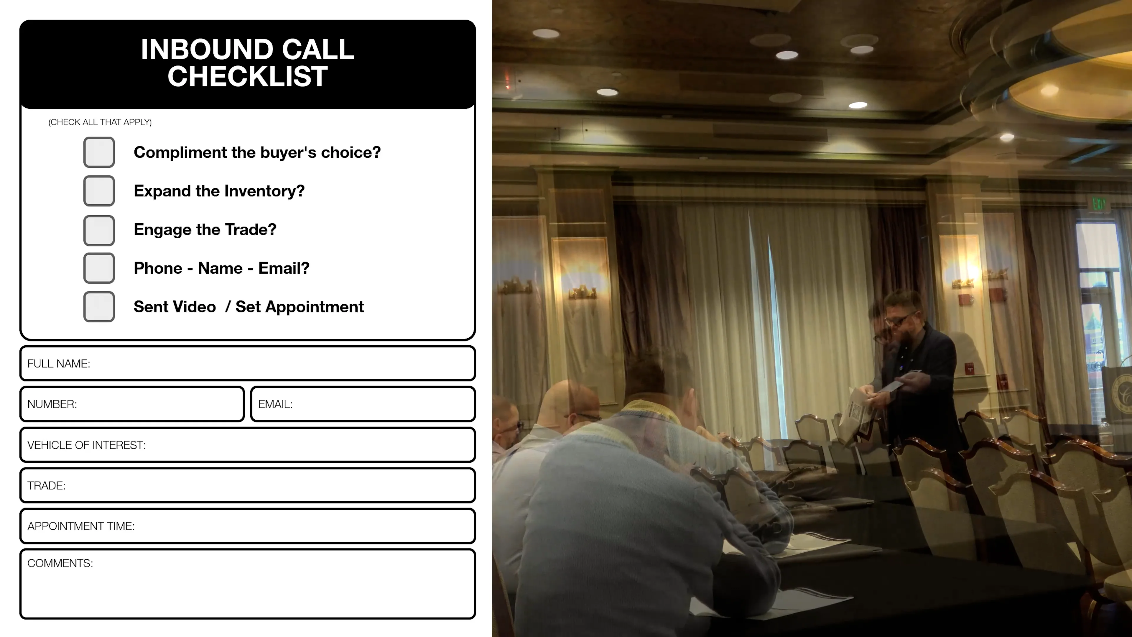p04-Inbound Call Checklist