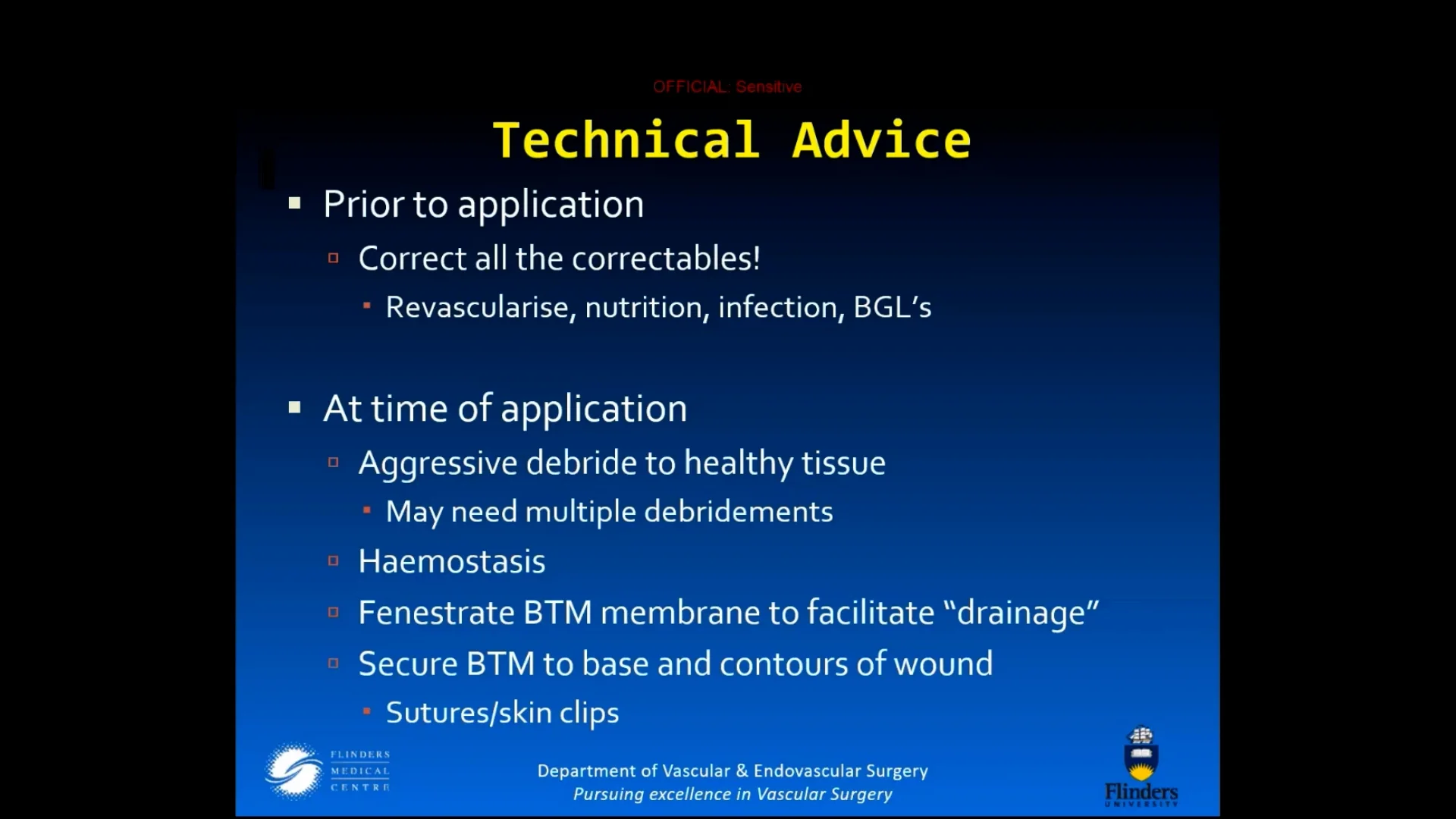 Technical advice with BTM application