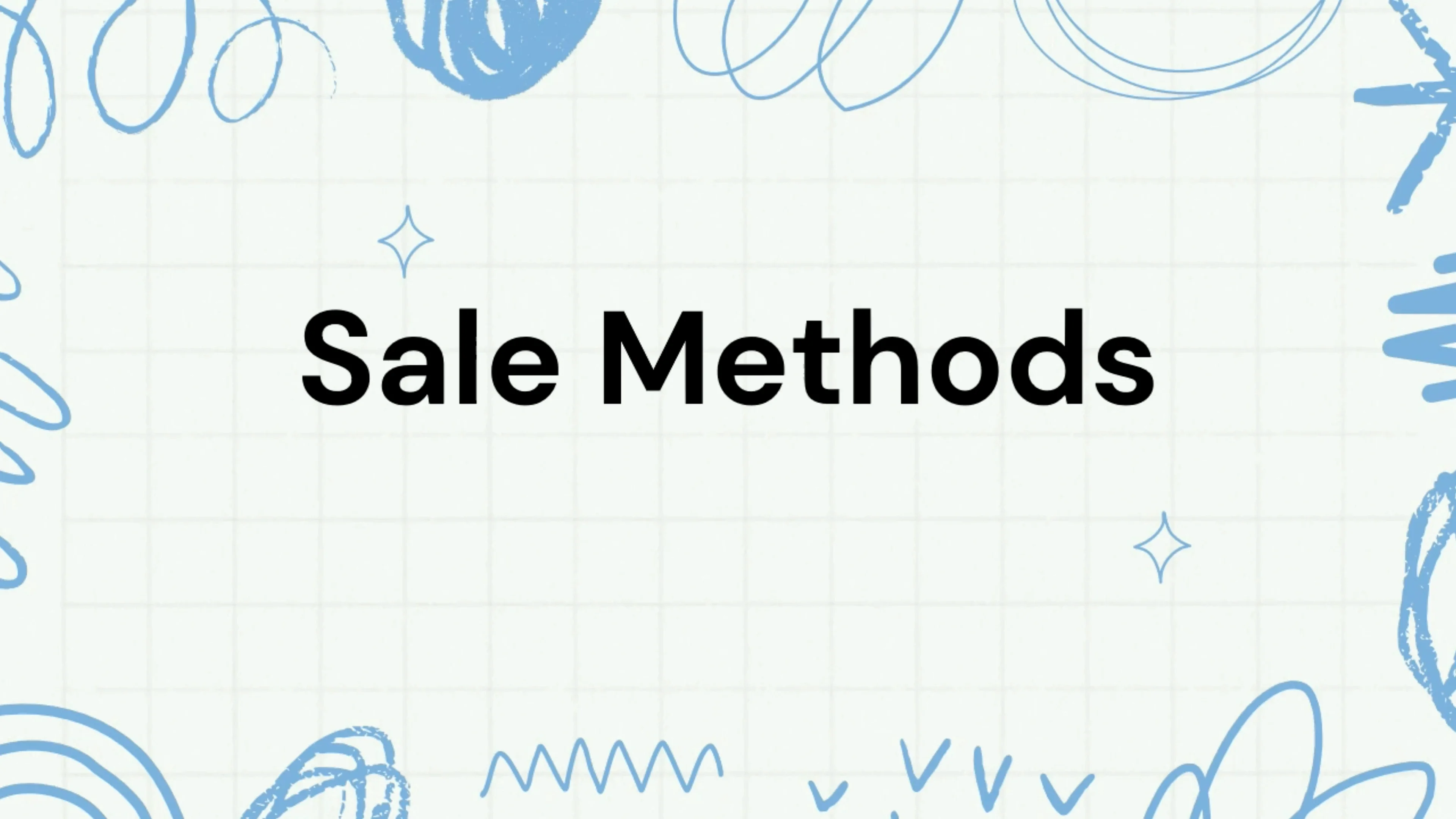 Sale Methods