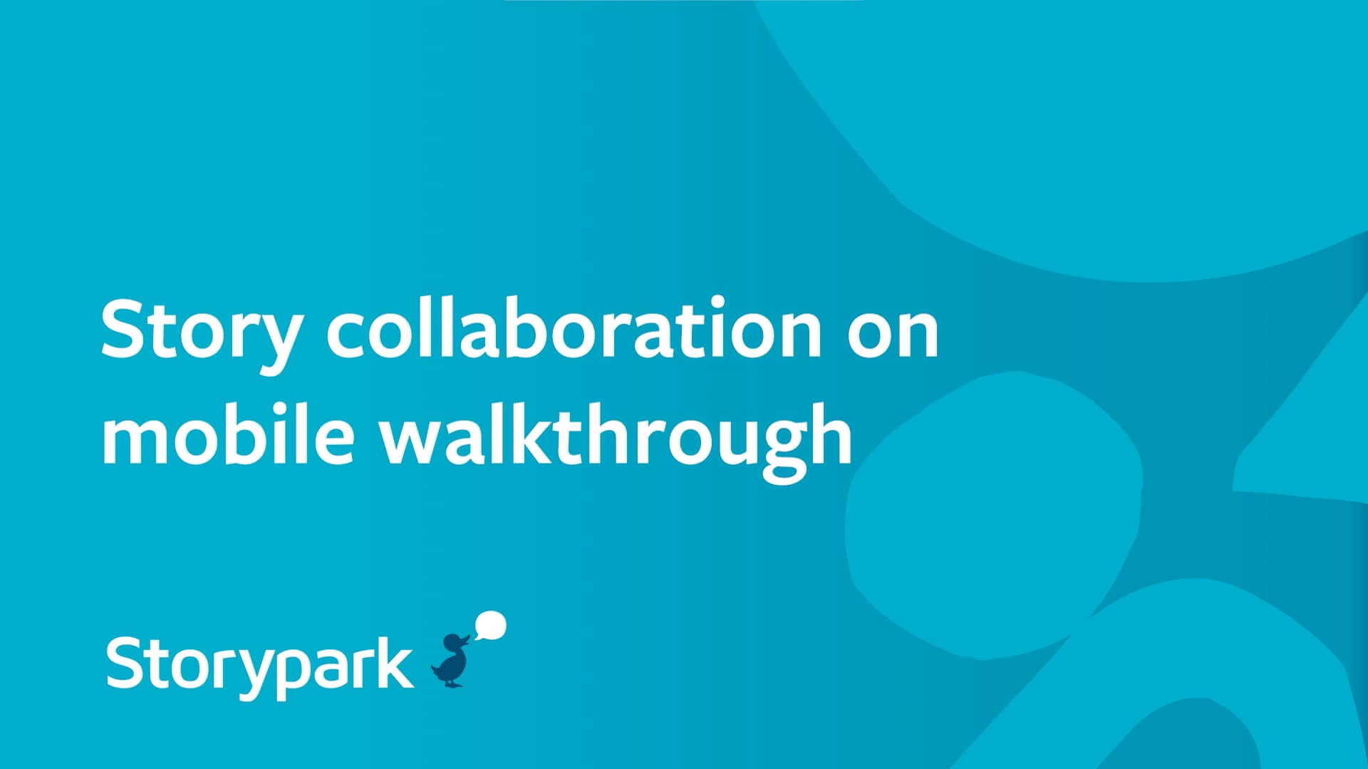 Story collaboration on mobile walkthrough on Vimeo