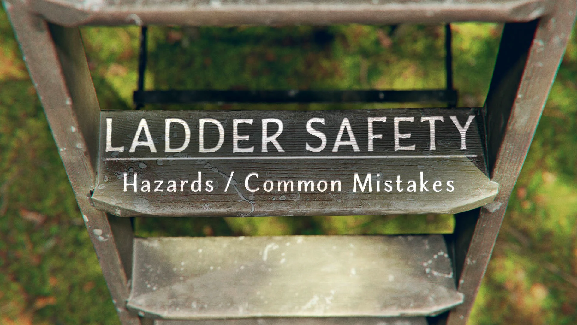 Ladder Safety: Hazards / Common Mistakes