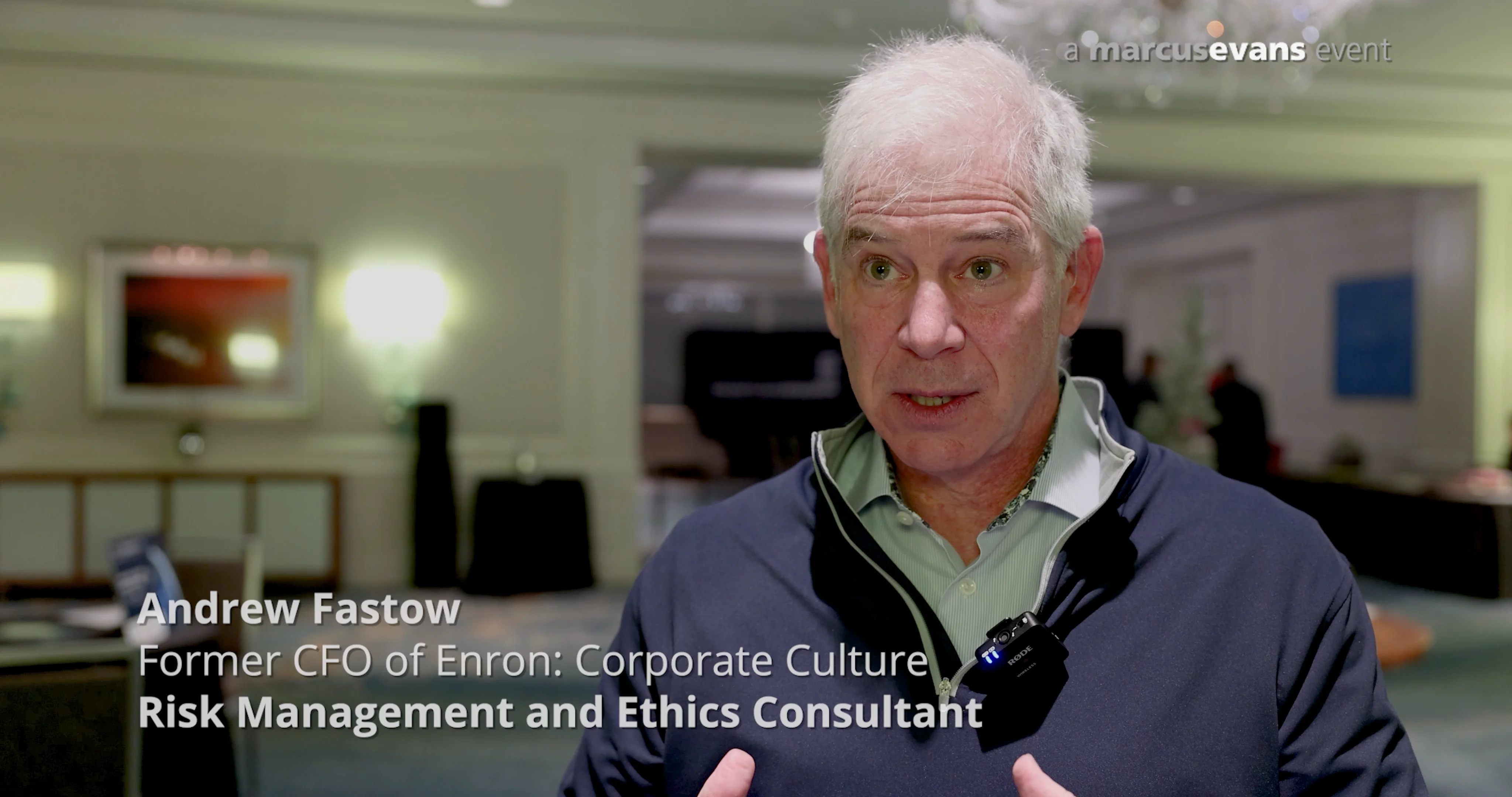 Interview teaser with Former CFO of Enron Andrew Fastow on Vimeo