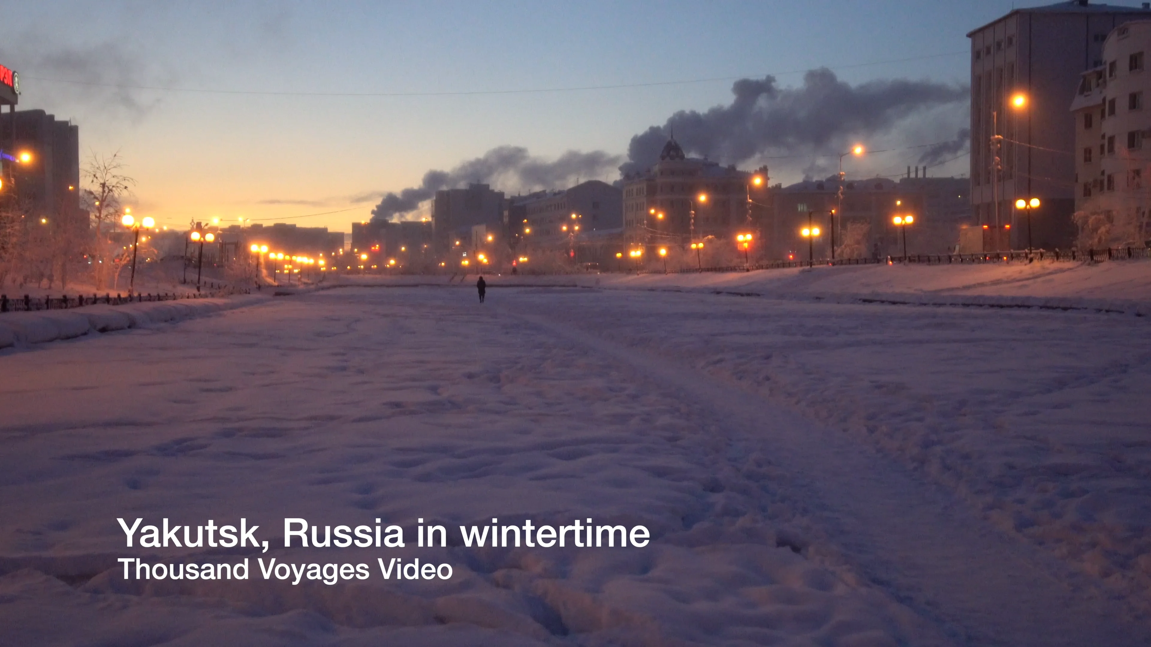 Yakutsk, Russia in wintertime
