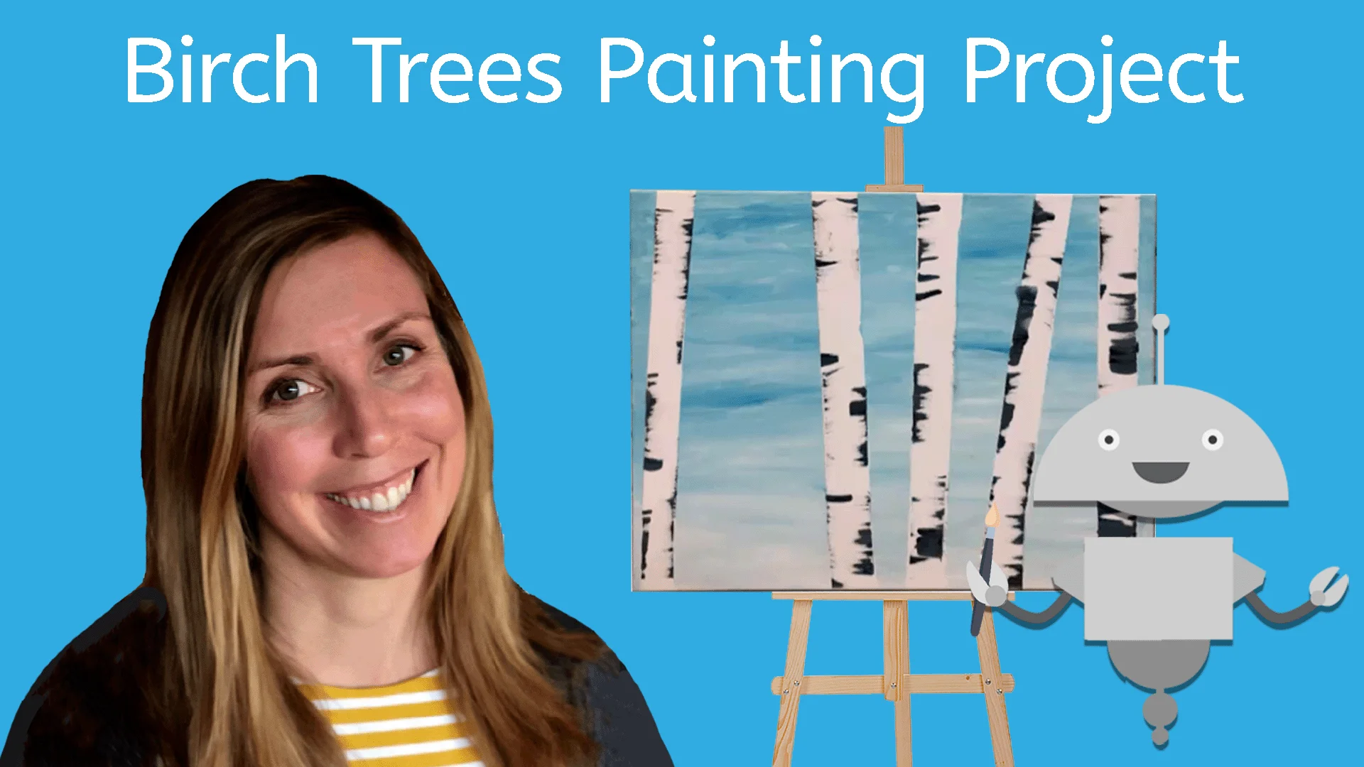 Birch Trees Painting Project