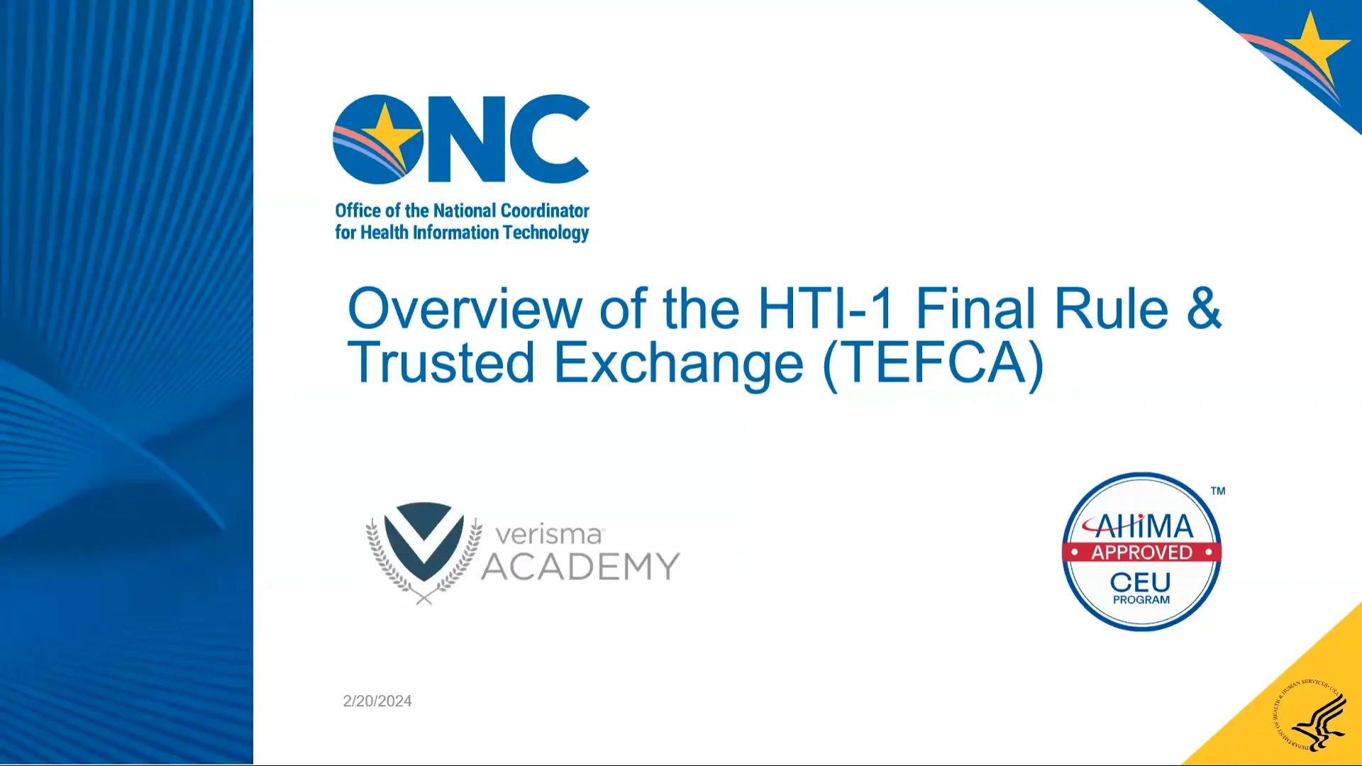 HTI-1 and TEFCA Overview on Vimeo