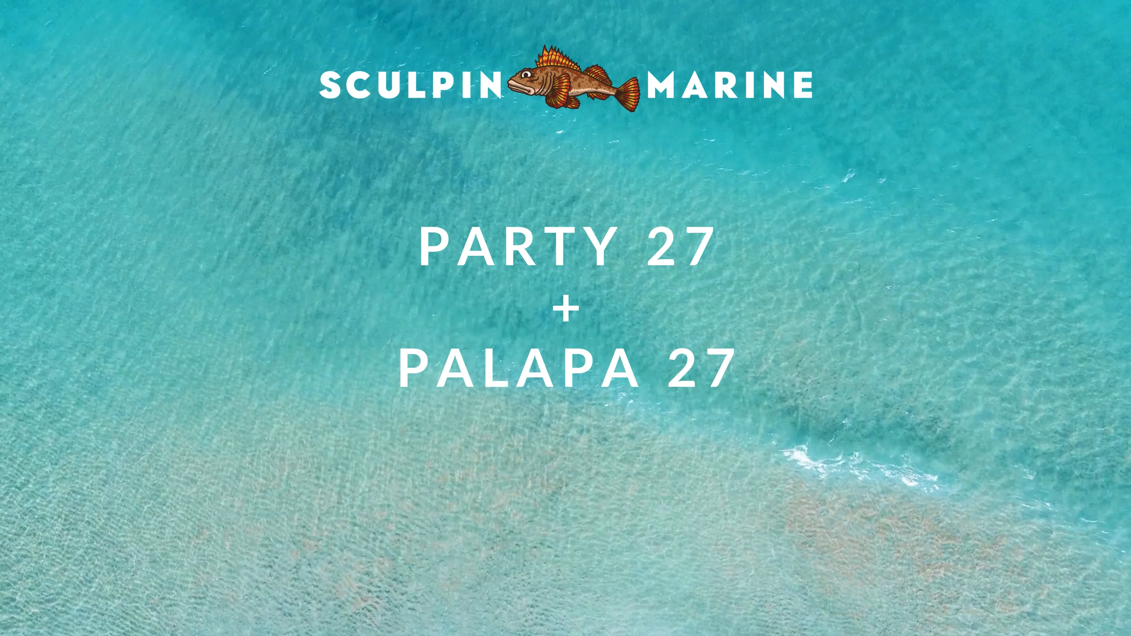 Party / Palapa 27 Wide Screen by Sculpin Marine
