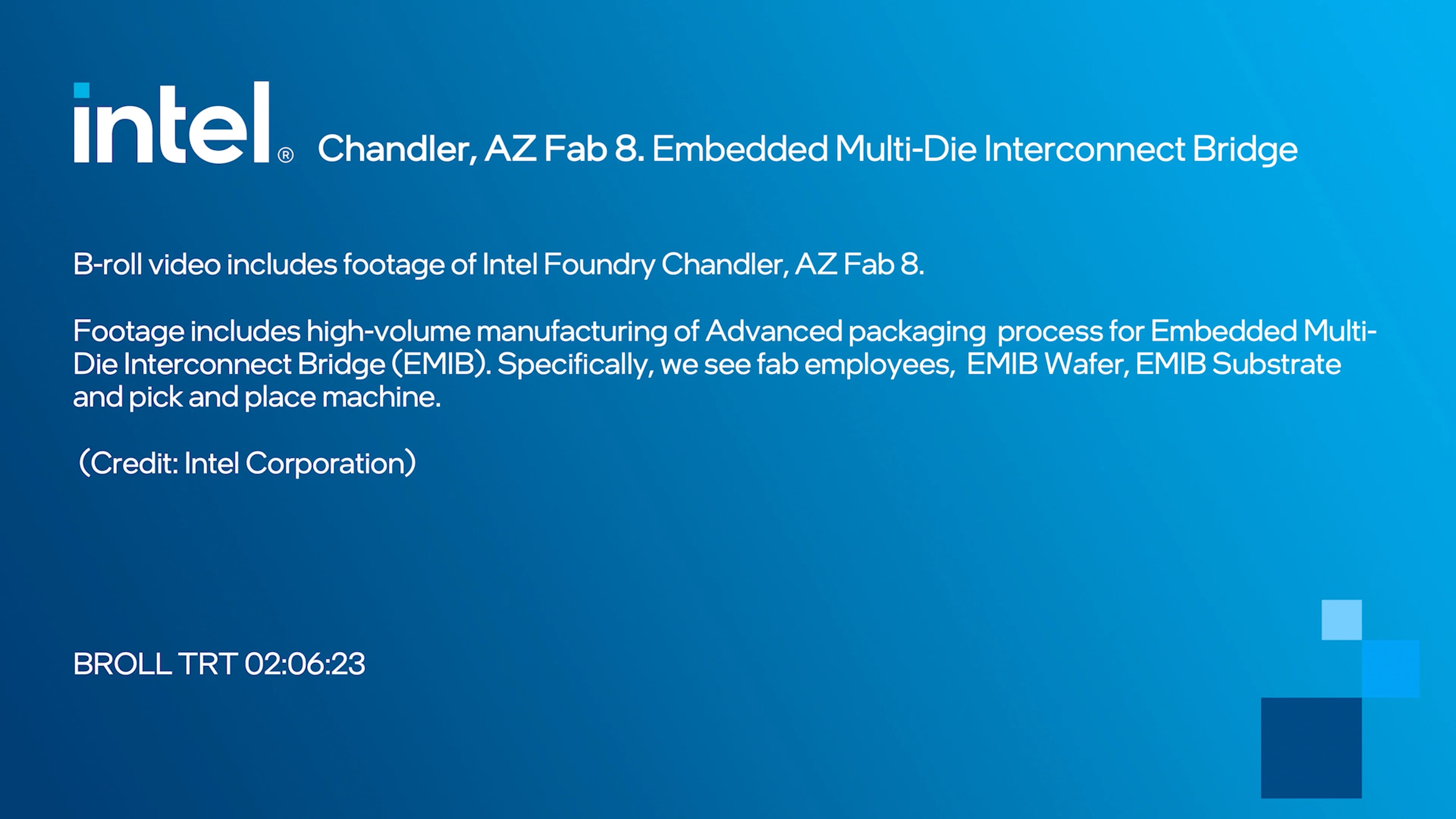Intel Arizona Fab 8 with Embedded Multi-Die Interconnect Bridge (B-Roll ...