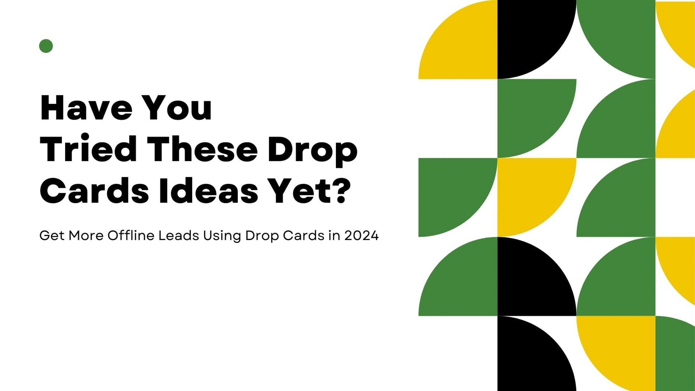 Drop Cards Training Course