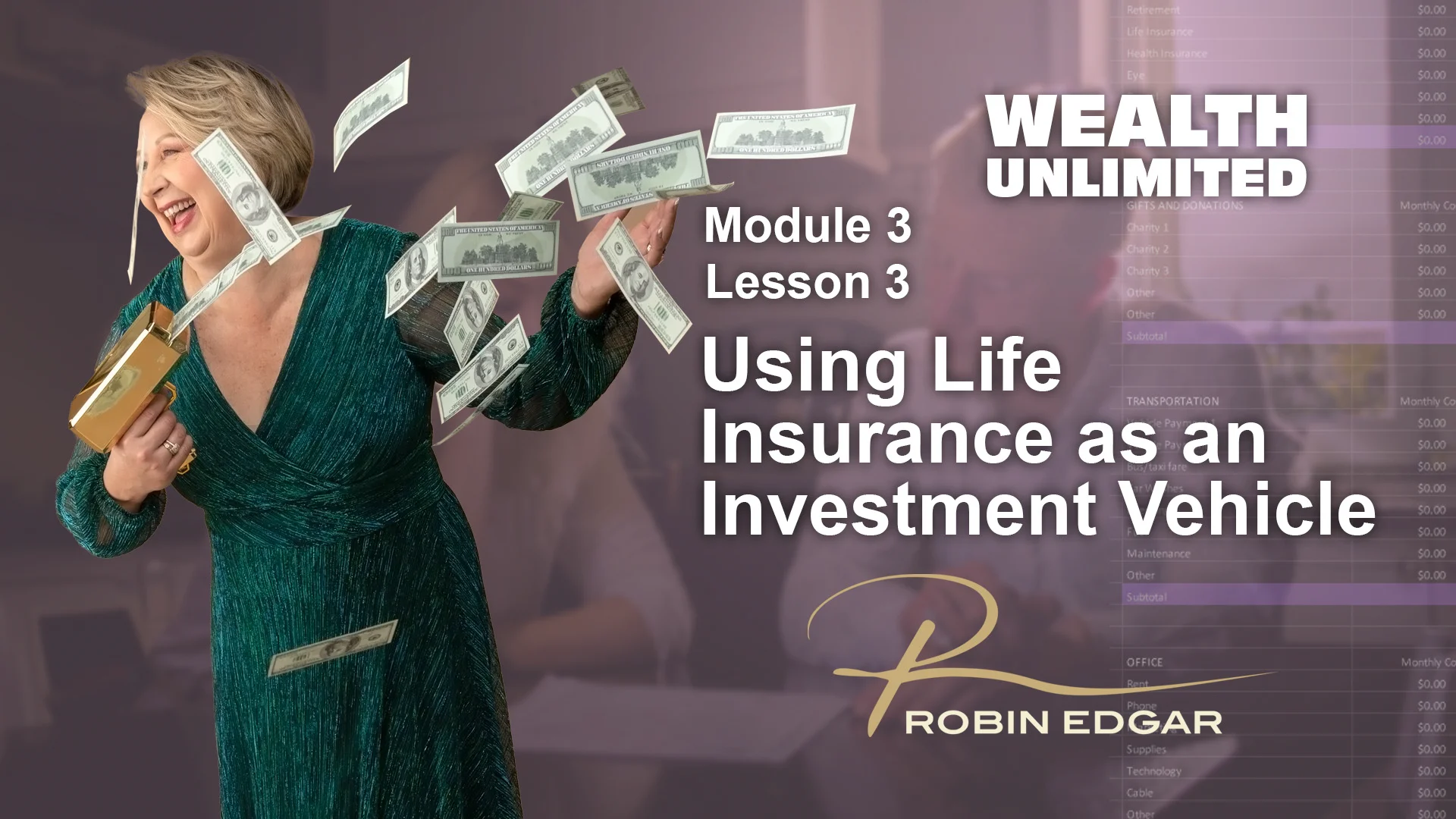 Wealth Unlimited Course: Robin Edgar - Wealth Unlimited: Module 3 ...