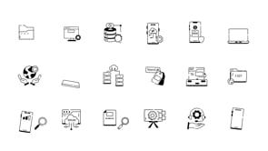 Animated Web Development Icons | Creative Market