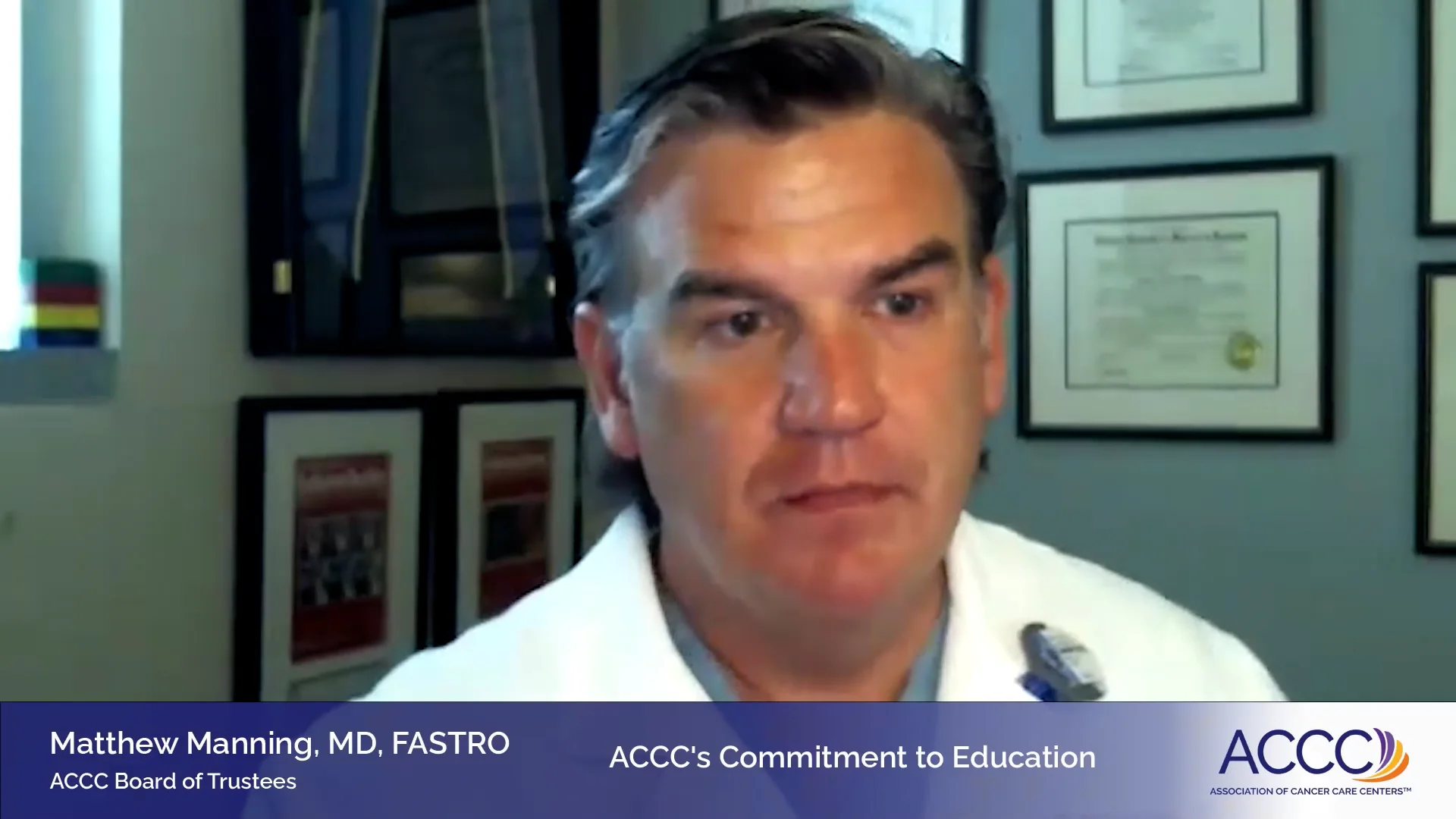 Dr. Matthew Manning - President's Theme on Vimeo