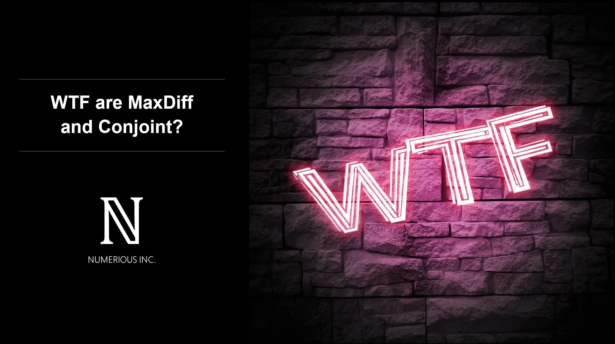 WTF are MaxDiff and Conjoint?