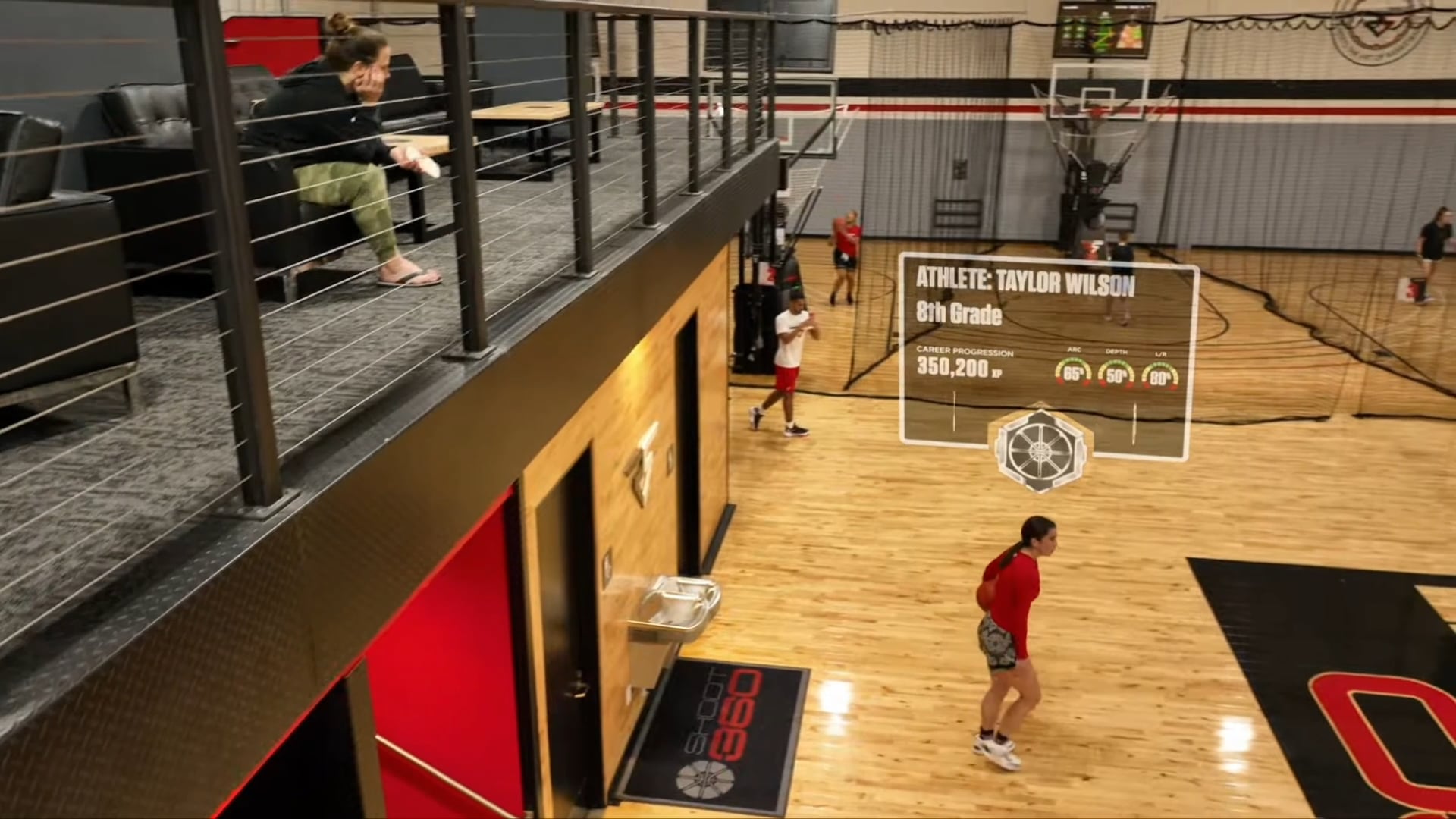 High-Tech Basketball Training Facility