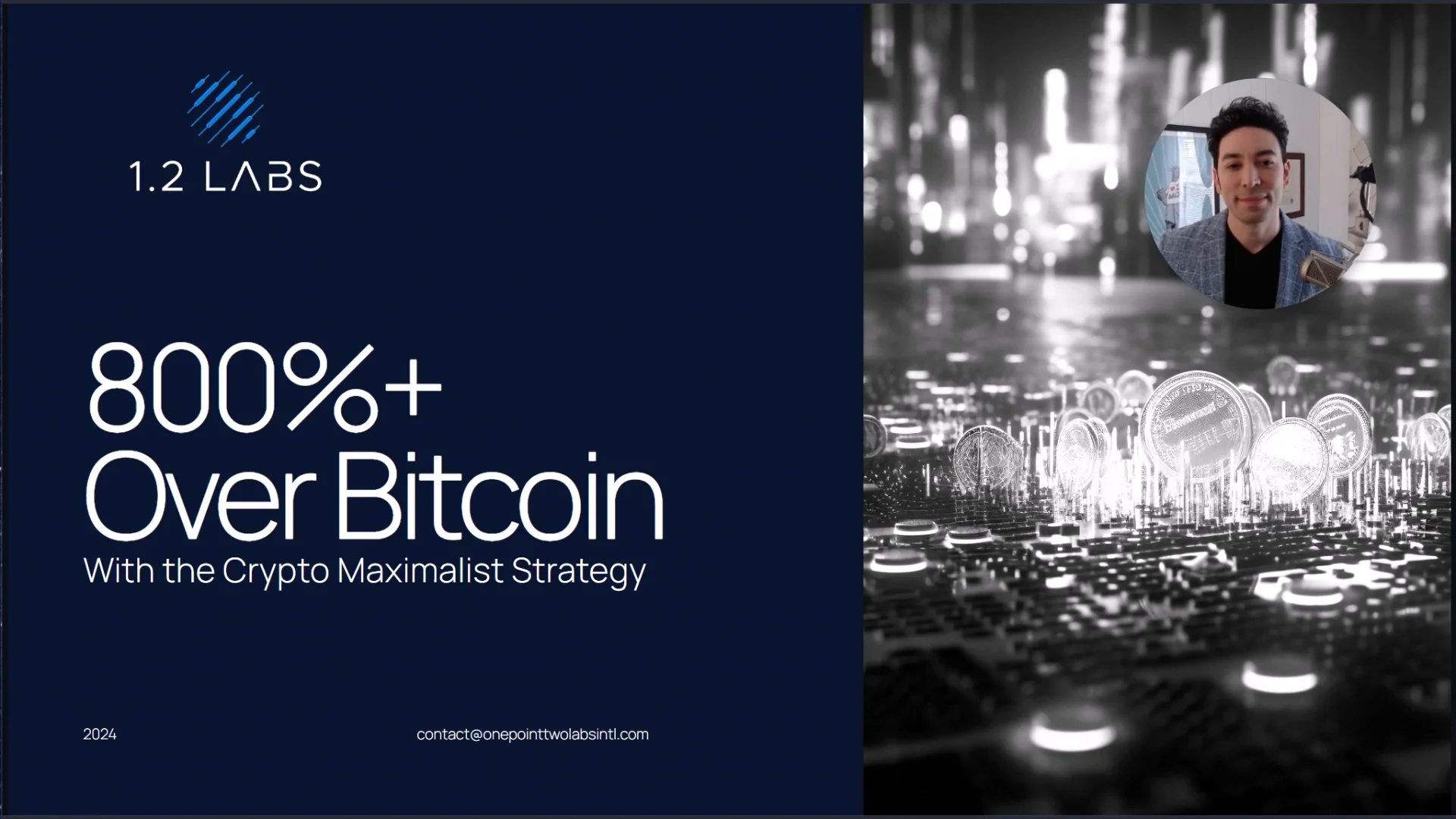 800%+ Over Bitcoin With The Crypto Maxi Algorithm in 1.2 Labs Explains on Vimeo