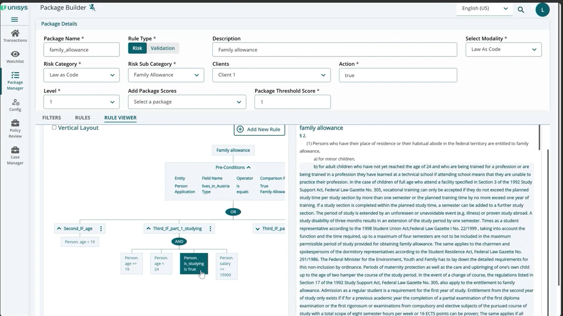 Unisys Law As Code Screencast