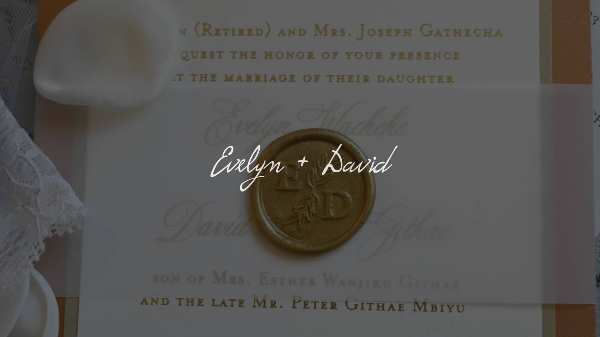 Evelyn + David | Teaser on Vimeo