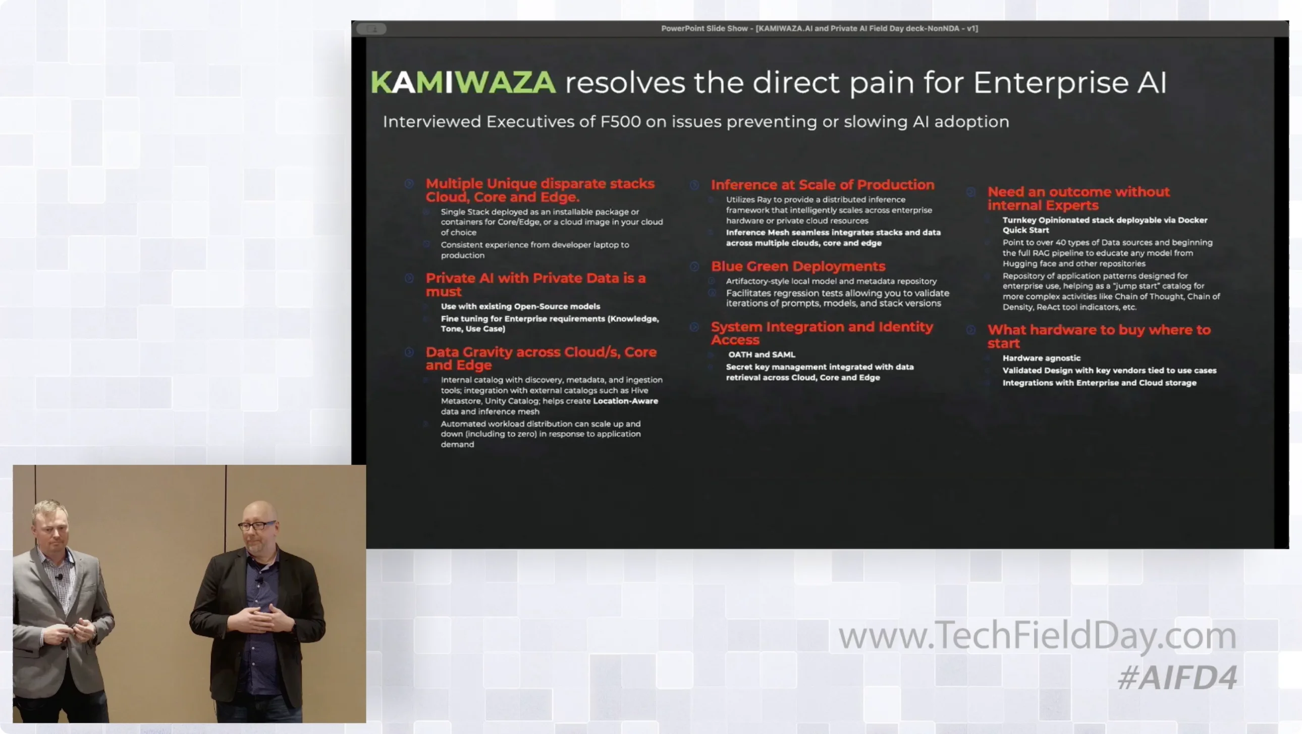 Kamiwaza Private AI Inference Mesh and Data Engine on Vimeo