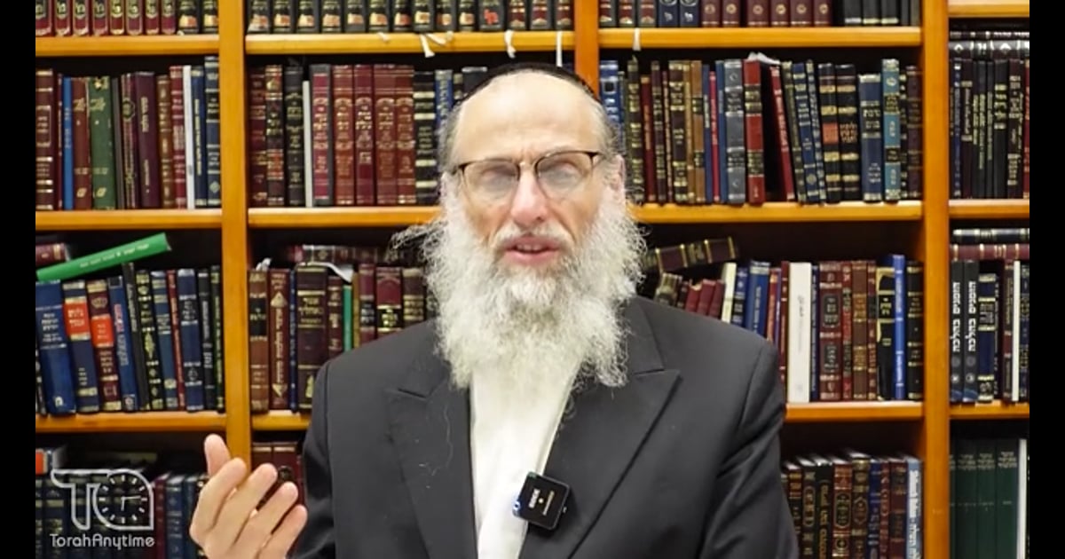 R' Moshe Donnebaum | The 'Controversy' Concerning the Last Possuk In ...