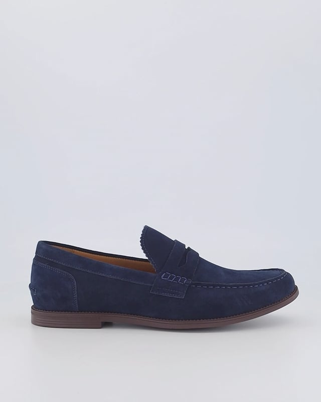 Peter James Jazz Casuals - Navy Suede | Shoe Connection AU