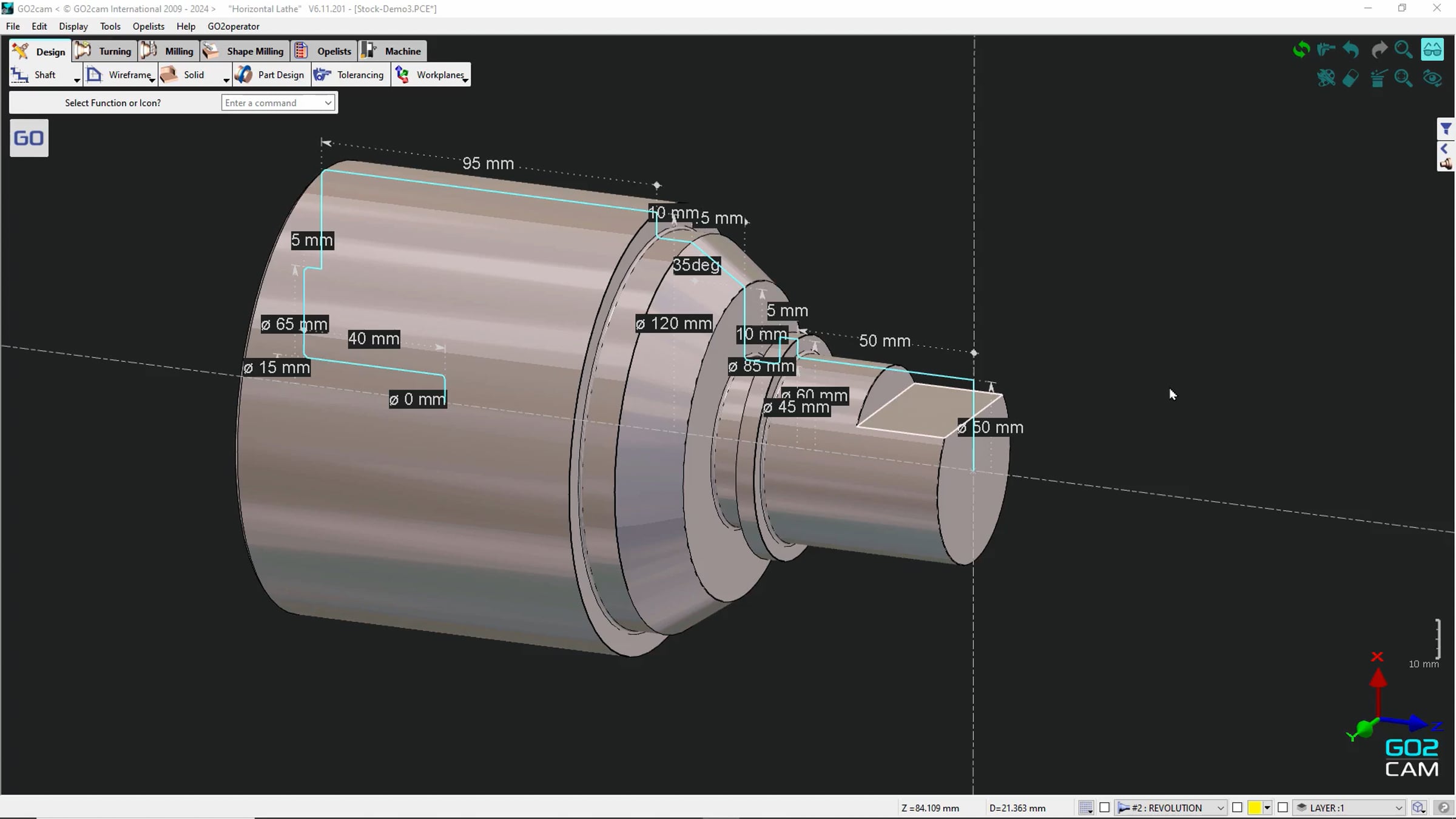 Stock Creation in Turning