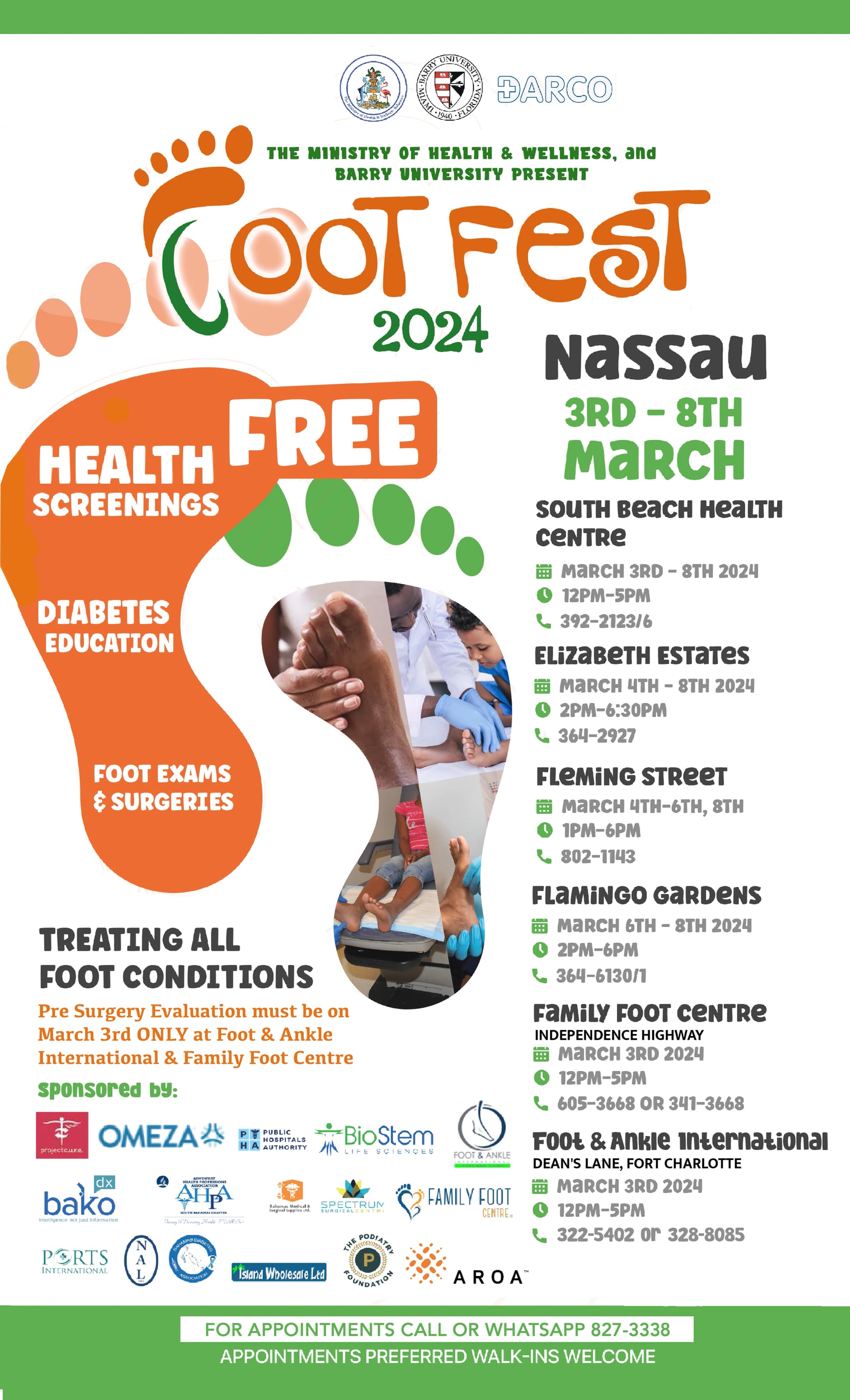 Foot Fest Audio Flyer