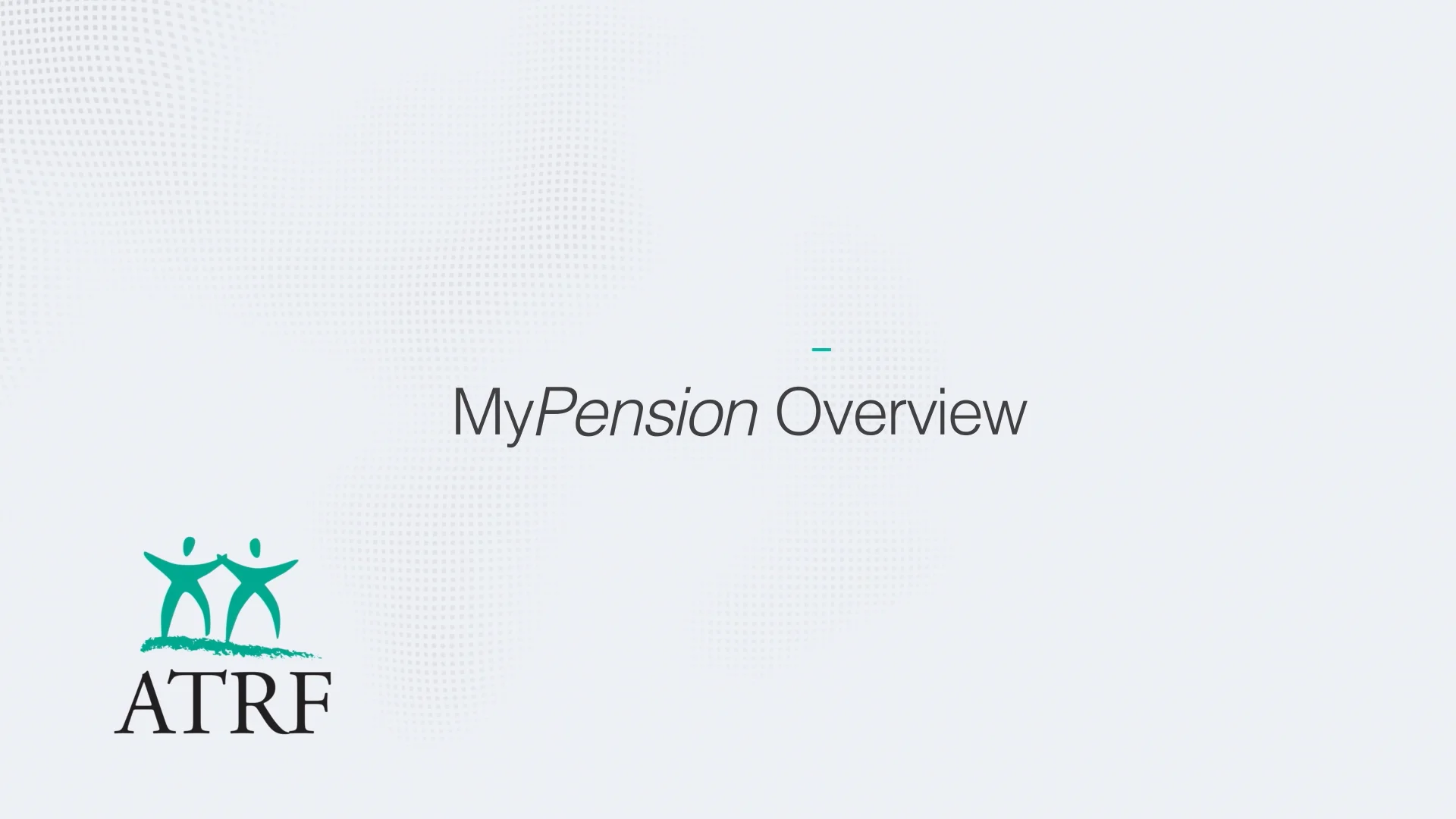MyPension Overview