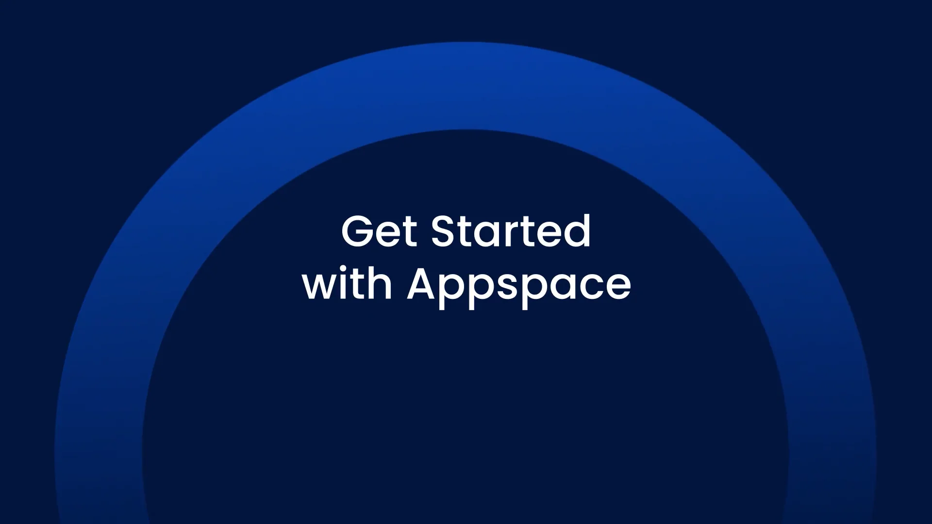 Getting Started With Appspace