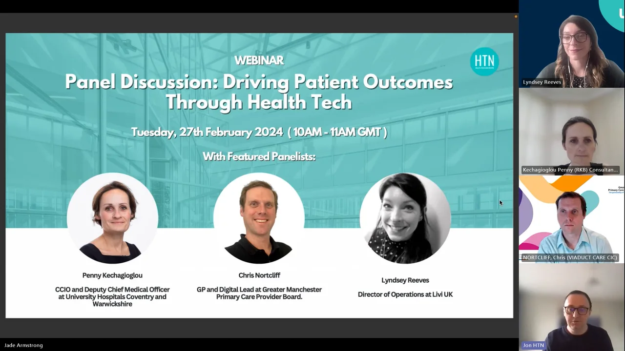 Panel Discussion: Driving patient outcomes through health tech on Vimeo
