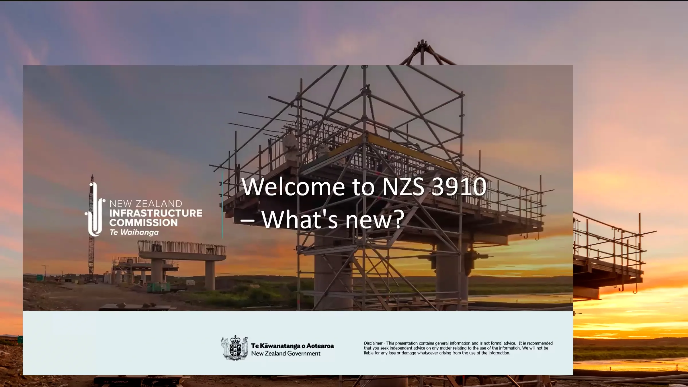 Webinar: NZS 3910 - What's new? on Vimeo