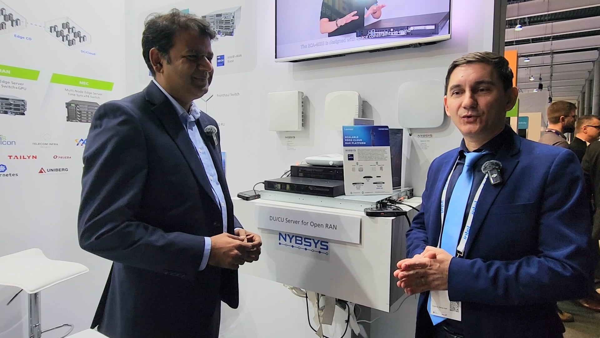 Intel Demo with Nybsys at the Lanner Booth for MWC 2024 | Intel® Industry Solution Builders